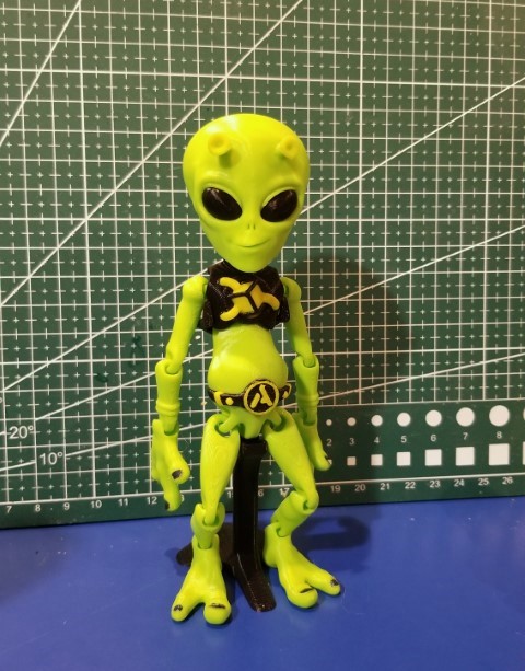 Stand for Flexi Factory Alien by Gounn | Download free STL model ...