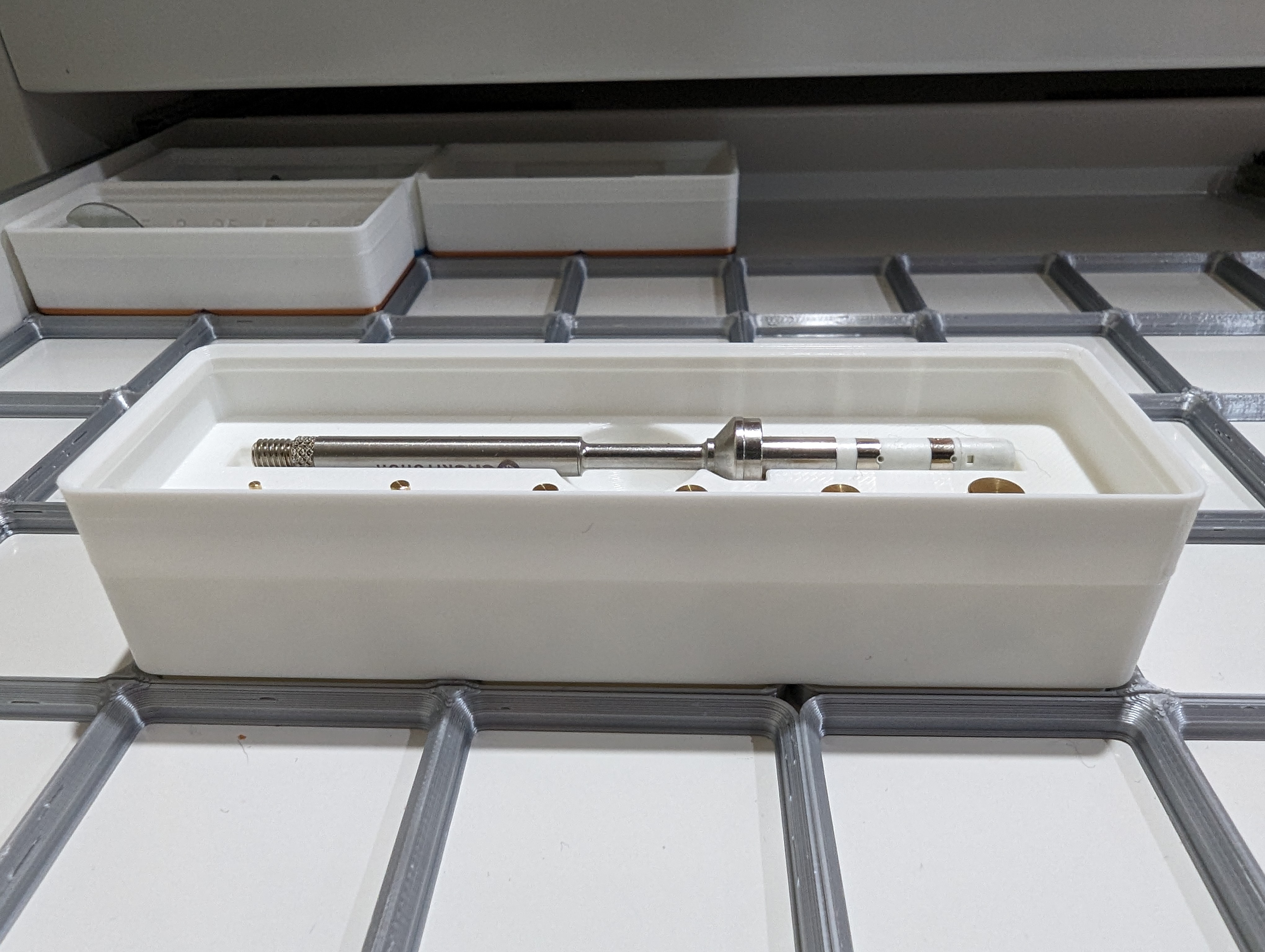 Gridfinity Storage Container for CNC Kitchens TS100 Heatset Insert Tip ...