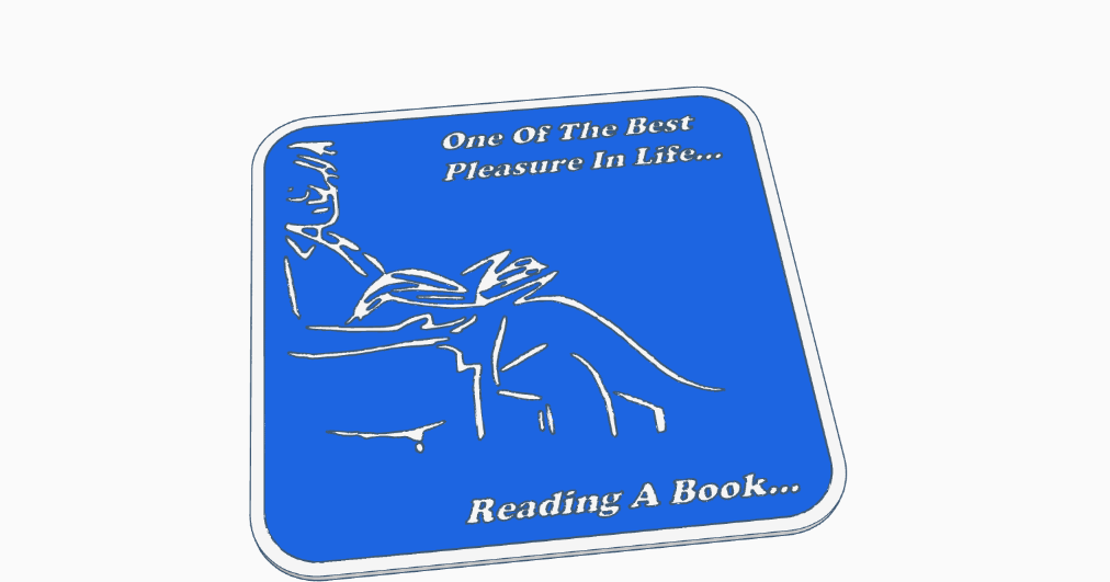 A funny reading sign face down by This Noise | Download free STL model ...