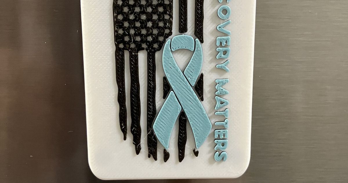 Recovery Matters Flag Magnet by Muad' Dib | Download free STL model ...