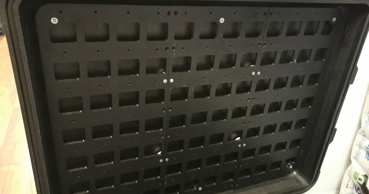 Peli1560 - Lid Molle Grid by KIL0 | Download free STL model ...