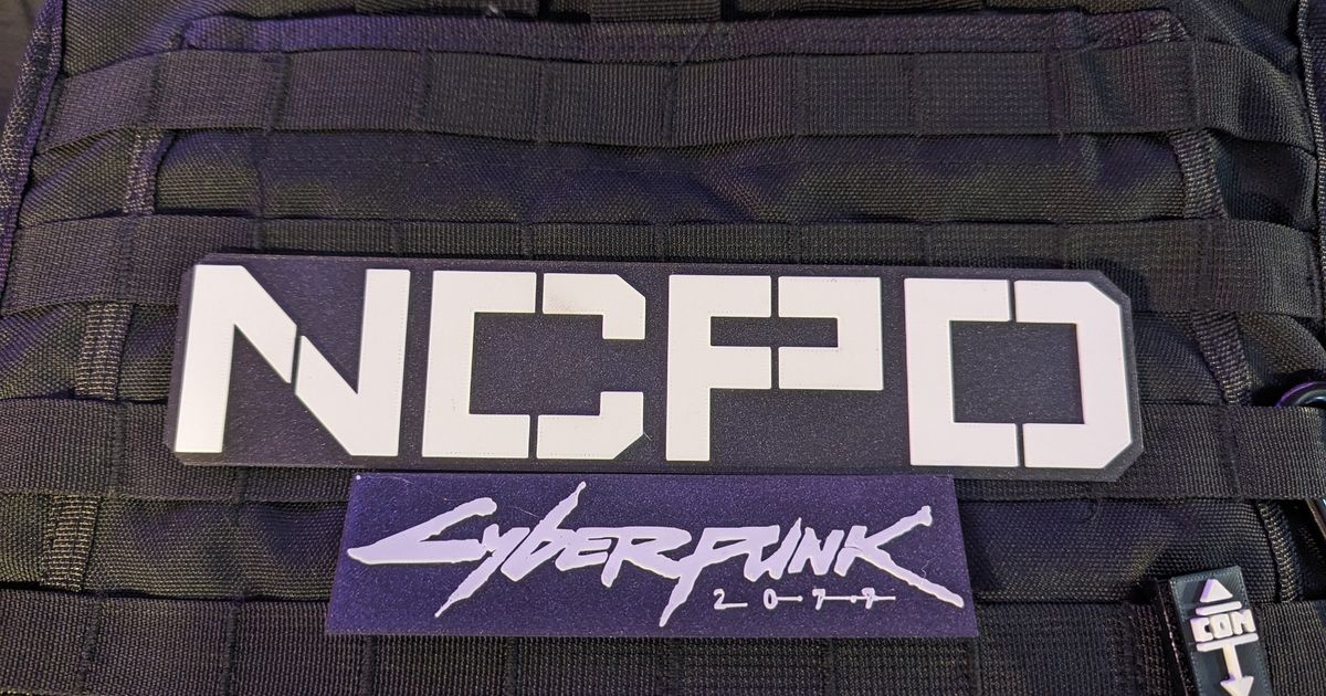Cyberpunk NCPD Cosplay/Props by Pluto3301 | Download free STL model ...