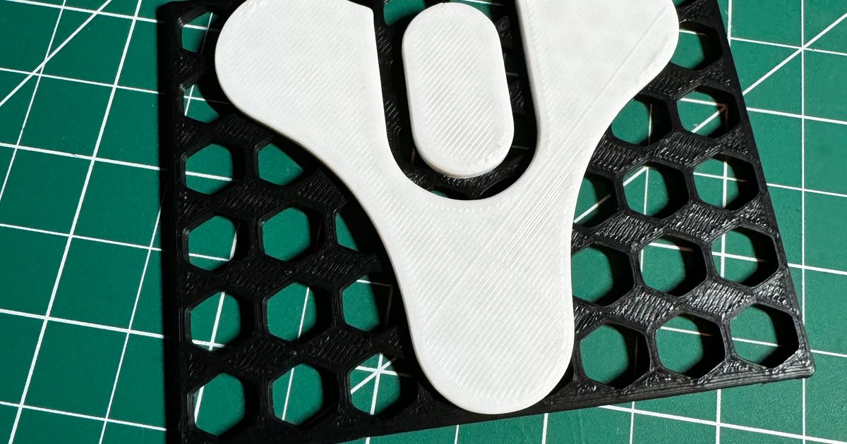 Destiny 2 Tricorn Logo by awkwardcarl | Download free STL model ...