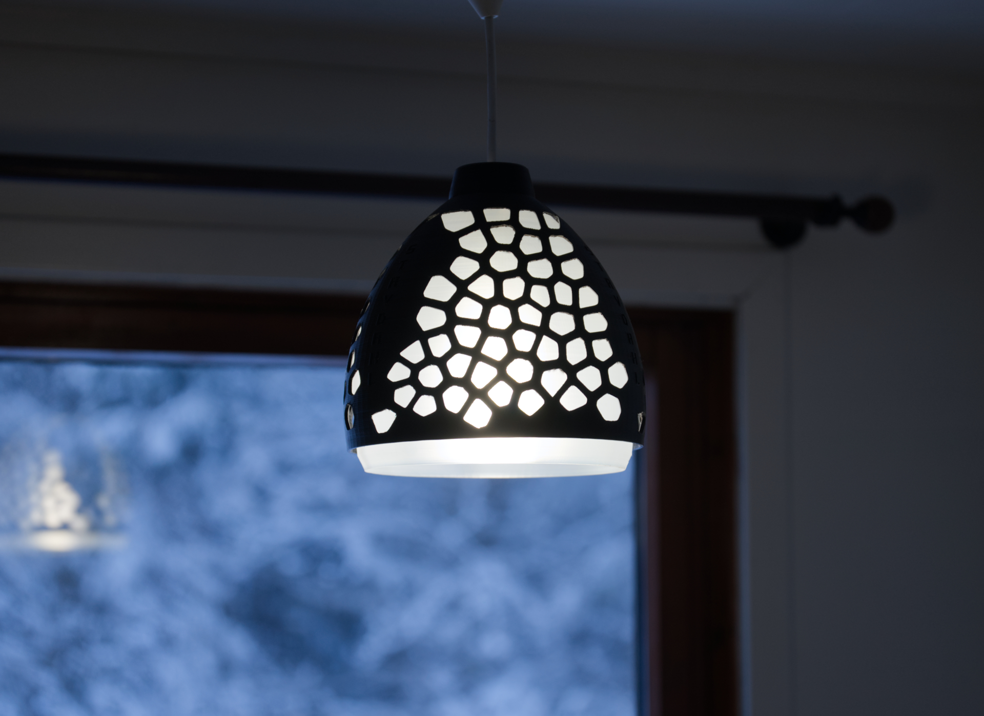 Universal 3 piece lamp shade for pendant light cords by Stavdahl ...