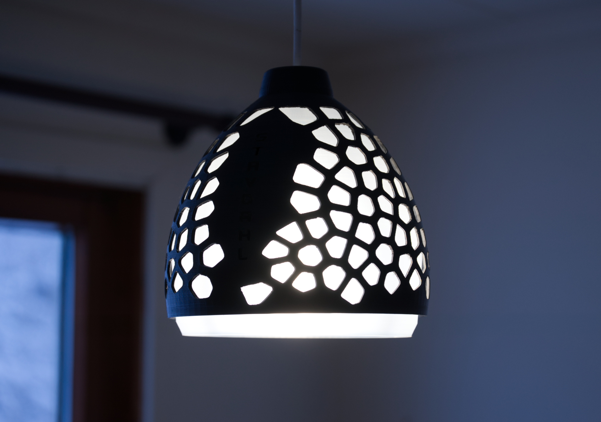 Universal 3 piece lamp shade for pendant light cords by Stavdahl ...