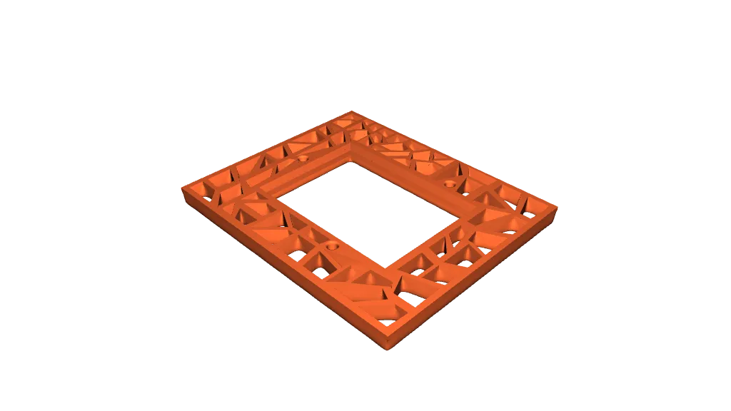 Voronoi Picture Frame with Stand and Wall Hook for Table or Wall ...