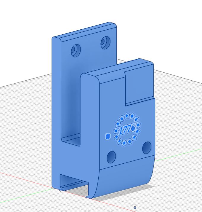 AR Wall Mount w/ Mag Holder by Micheal012 | Download free STL model ...