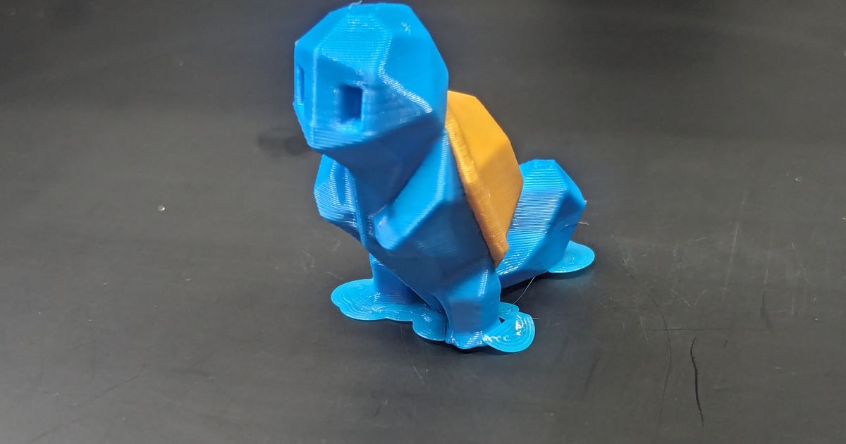 Low Poly Squirtle - PETG - 4cm - Multi color by Random_user | Download ...