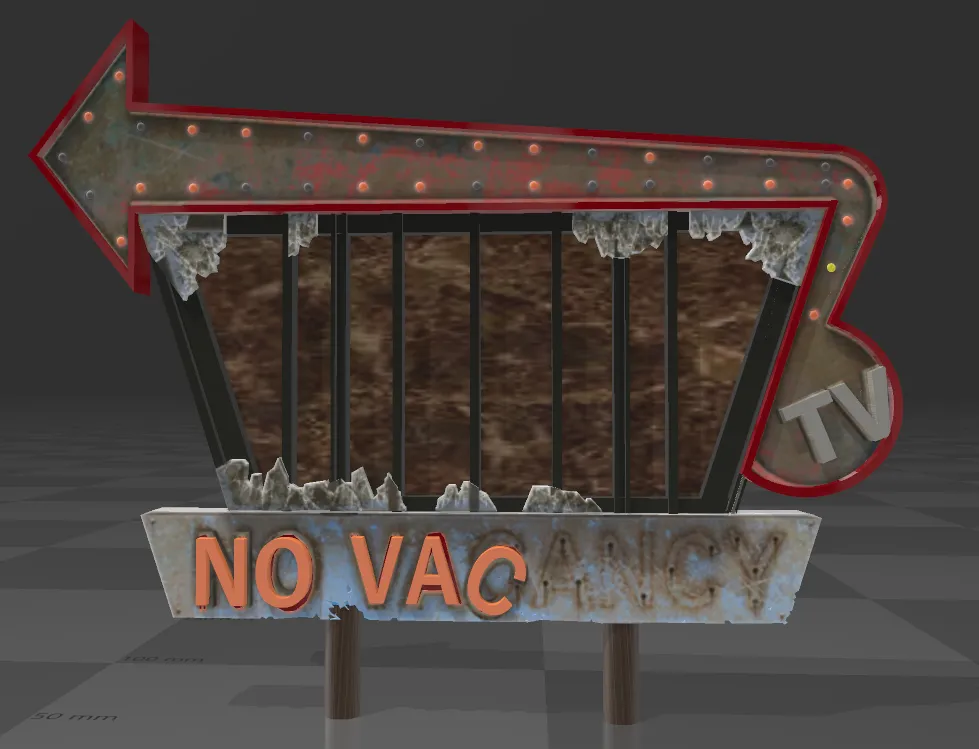 Fallout Novac Sign by Sam Hain | Download free STL model | Printables.com