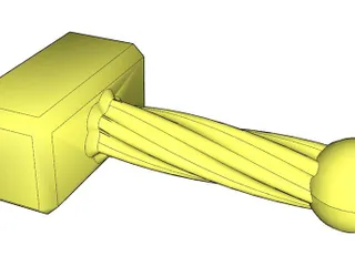 Baby toy - hammer by dziobu | Download free STL model | Printables.com