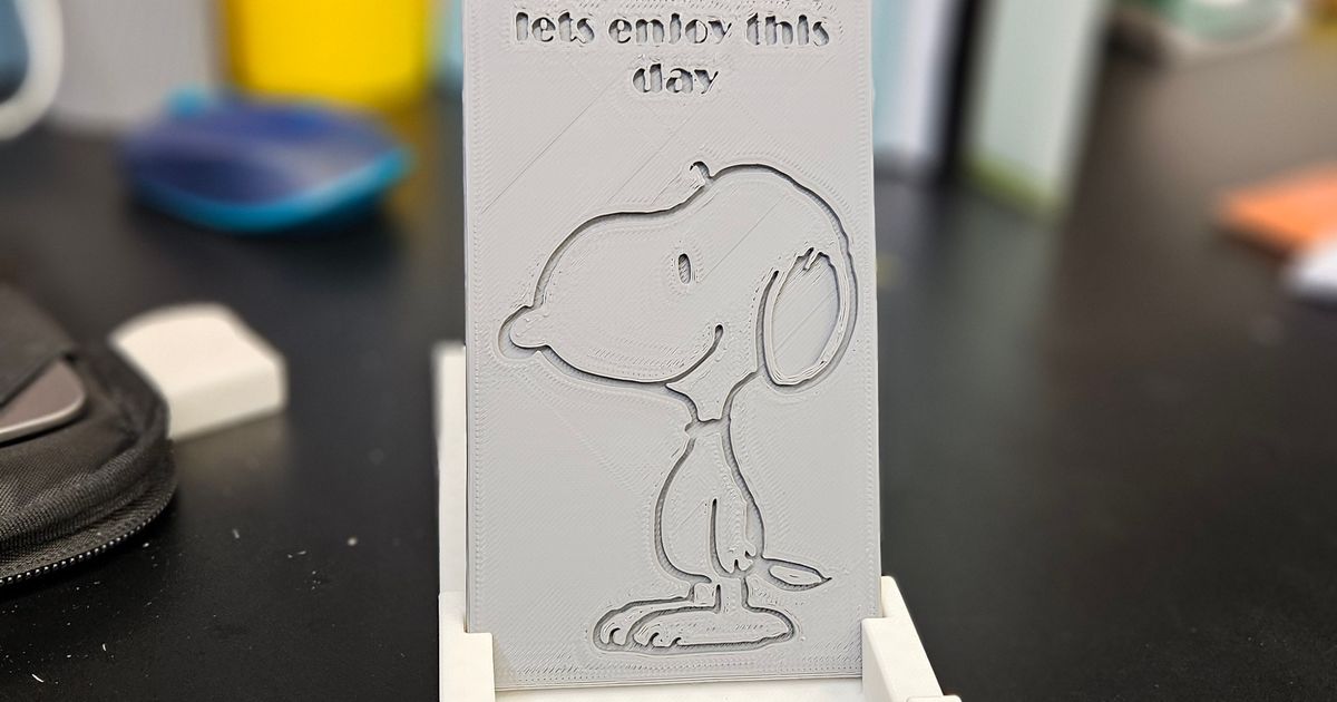 THE SNOOPY STAND by Anthony Chang | Download free STL model ...