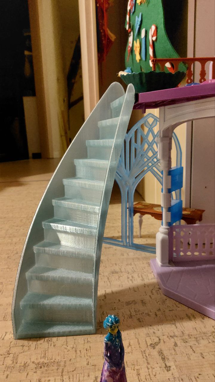 Anna & Elsa Castle stairs for Disney hasbro toy by Marcus Buschbeck ...