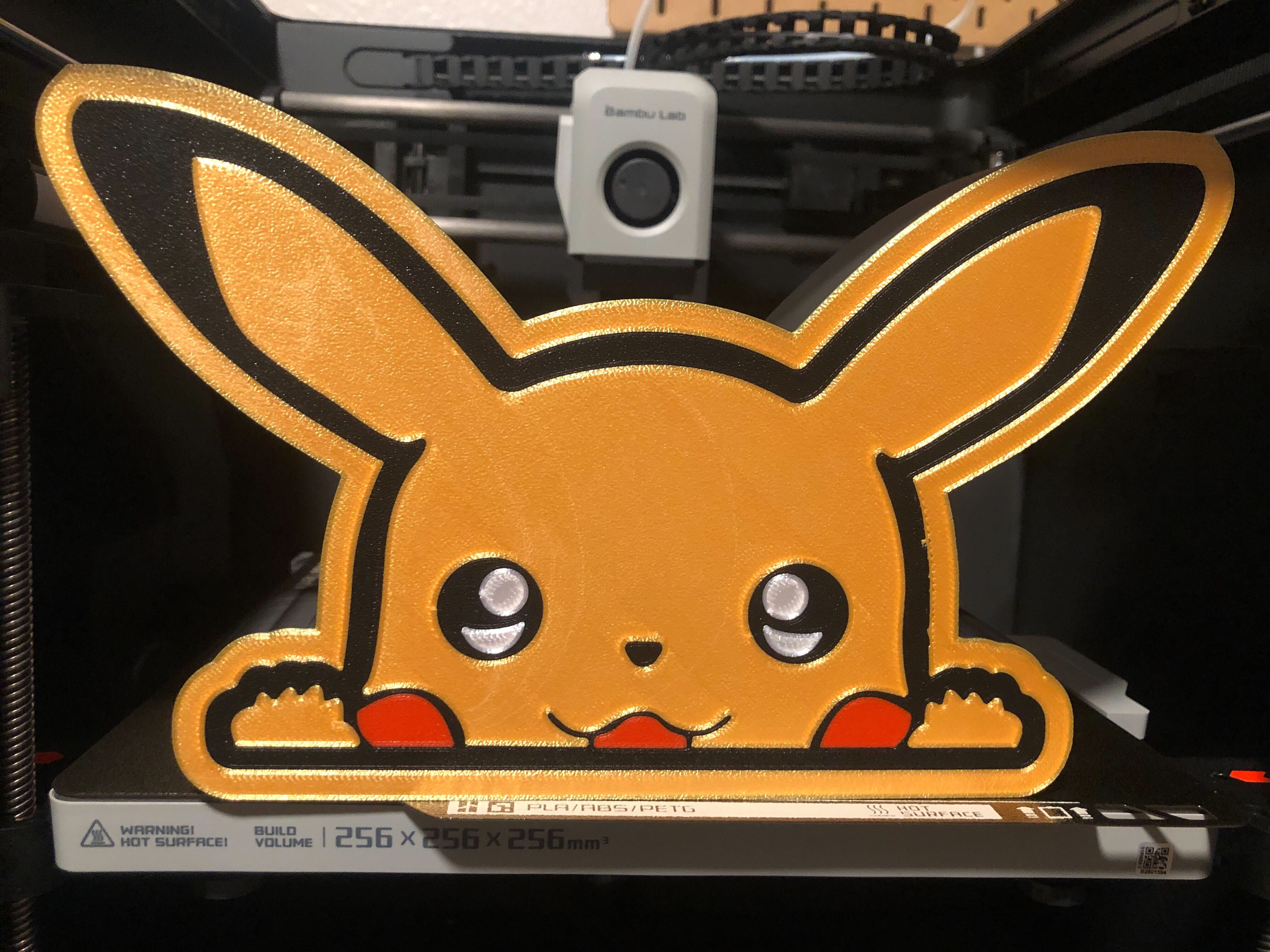 Peek-A-Boo Pikachu Lamp by the3dsportsbeard | Download free STL model ...