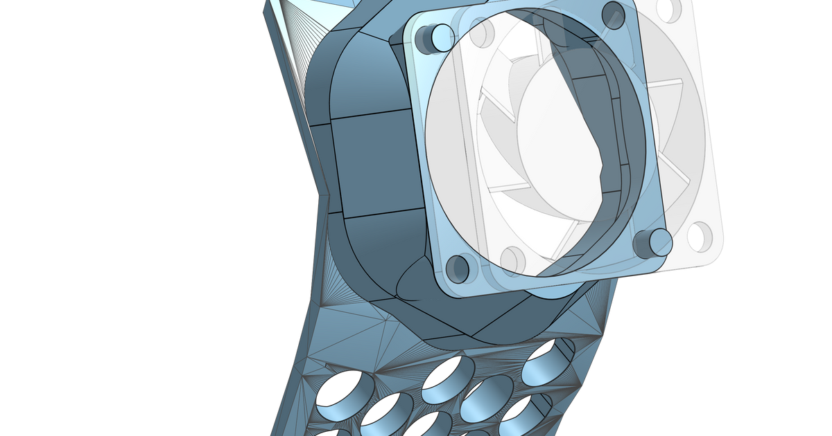 Stealthburner vented door w/3010 fan and extra room for CAN EBB by ...