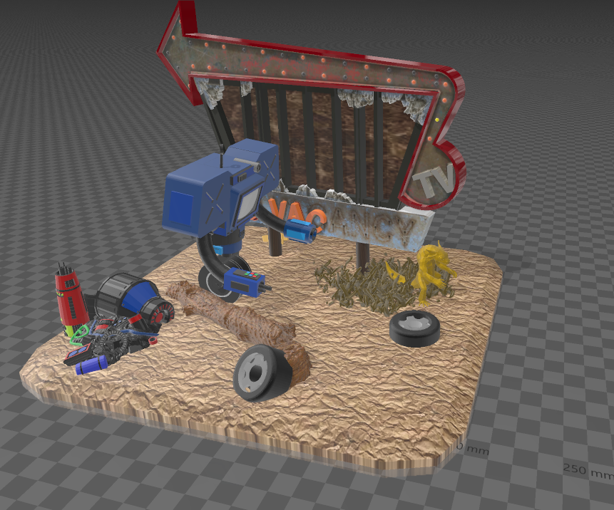 Fallout New Vegas Scene by Sam Hain | Download free STL model ...