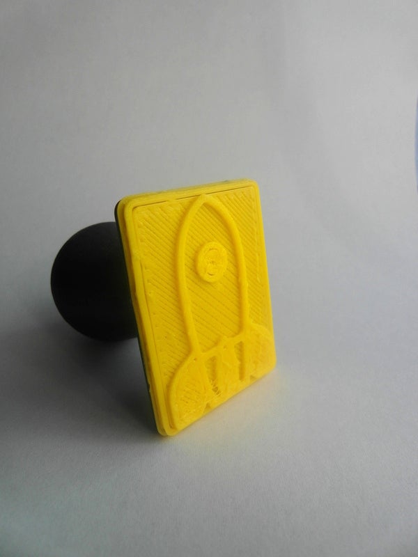 Rubber stamp with handle by Jaero | Download free STL model ...
