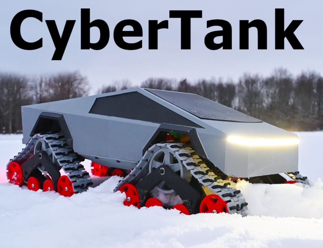CyberTank - 1:10 RC CAR with TRACKS! von m2rechtin | Kostenloses STL ...