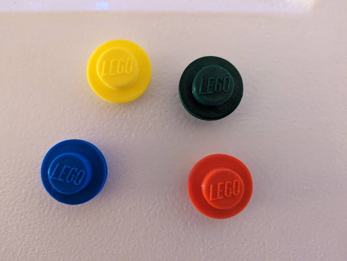 Lego Stud Magnet by Doctors11 | Download free STL model | Printables.com
