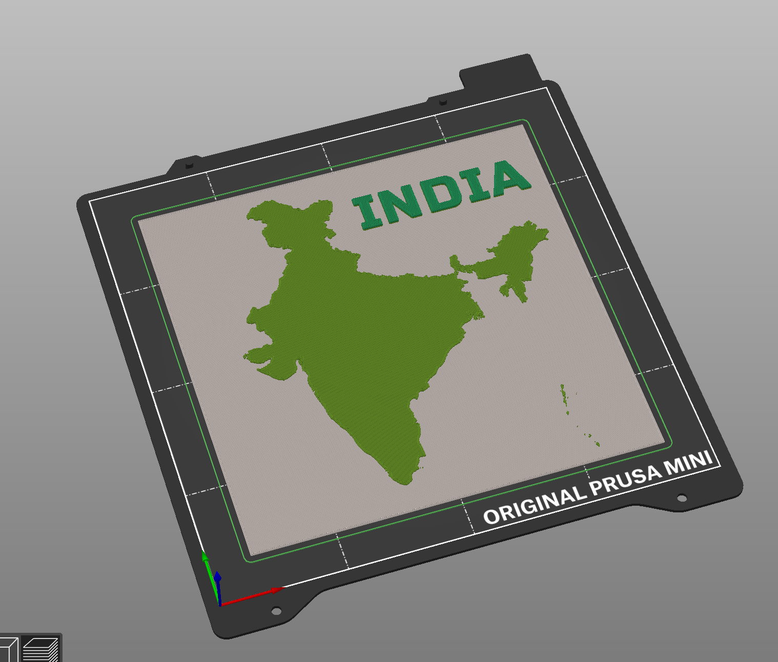 Map of India by Anuj Deshpande | Download free STL model | Printables.com