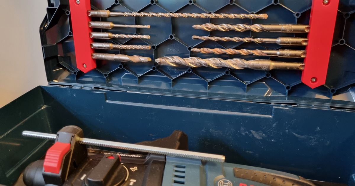 Bosch L-Boxx SDS Drill Bit Holder Magnetic by Willy Carrot | Download ...