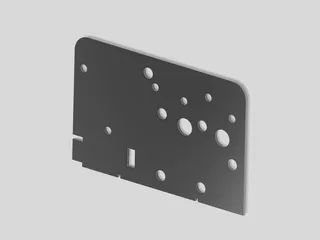 Creality Ender 3 X-Gantry Linear Guide Rail Bracket CAD by Zvidun ...