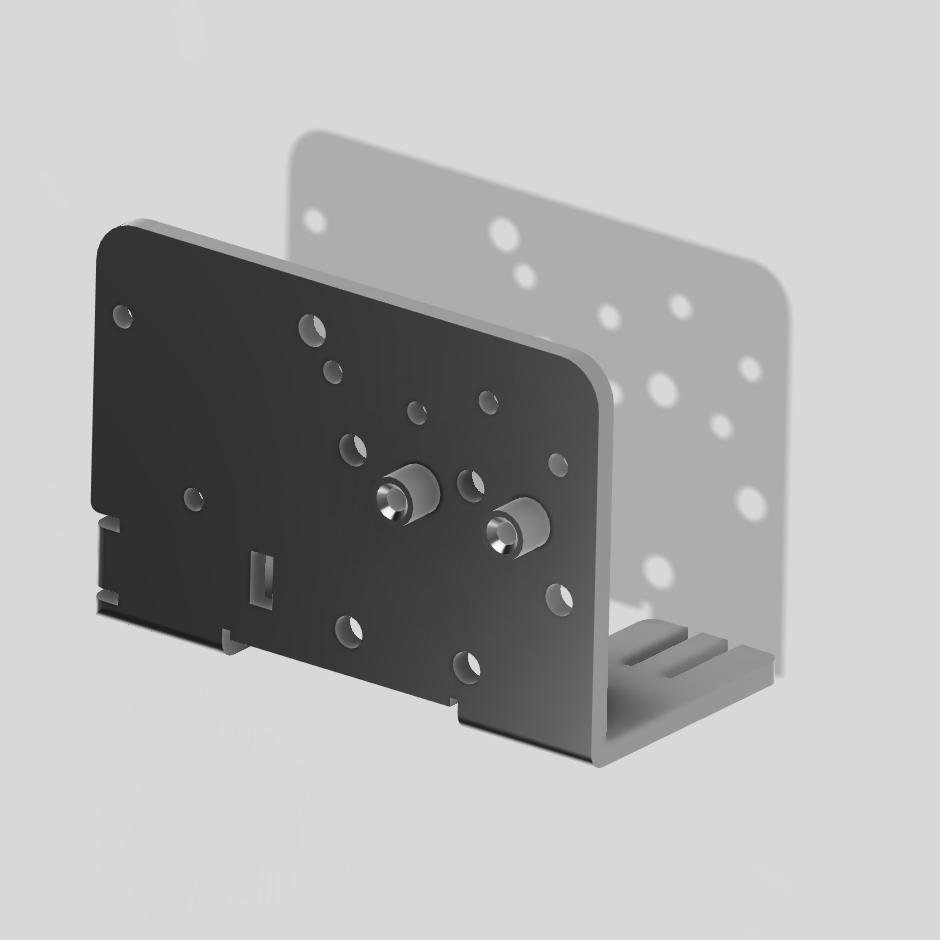 Creality Ender 3 X-Gantry Linear Guide Rail Bracket CAD by Zvidun ...