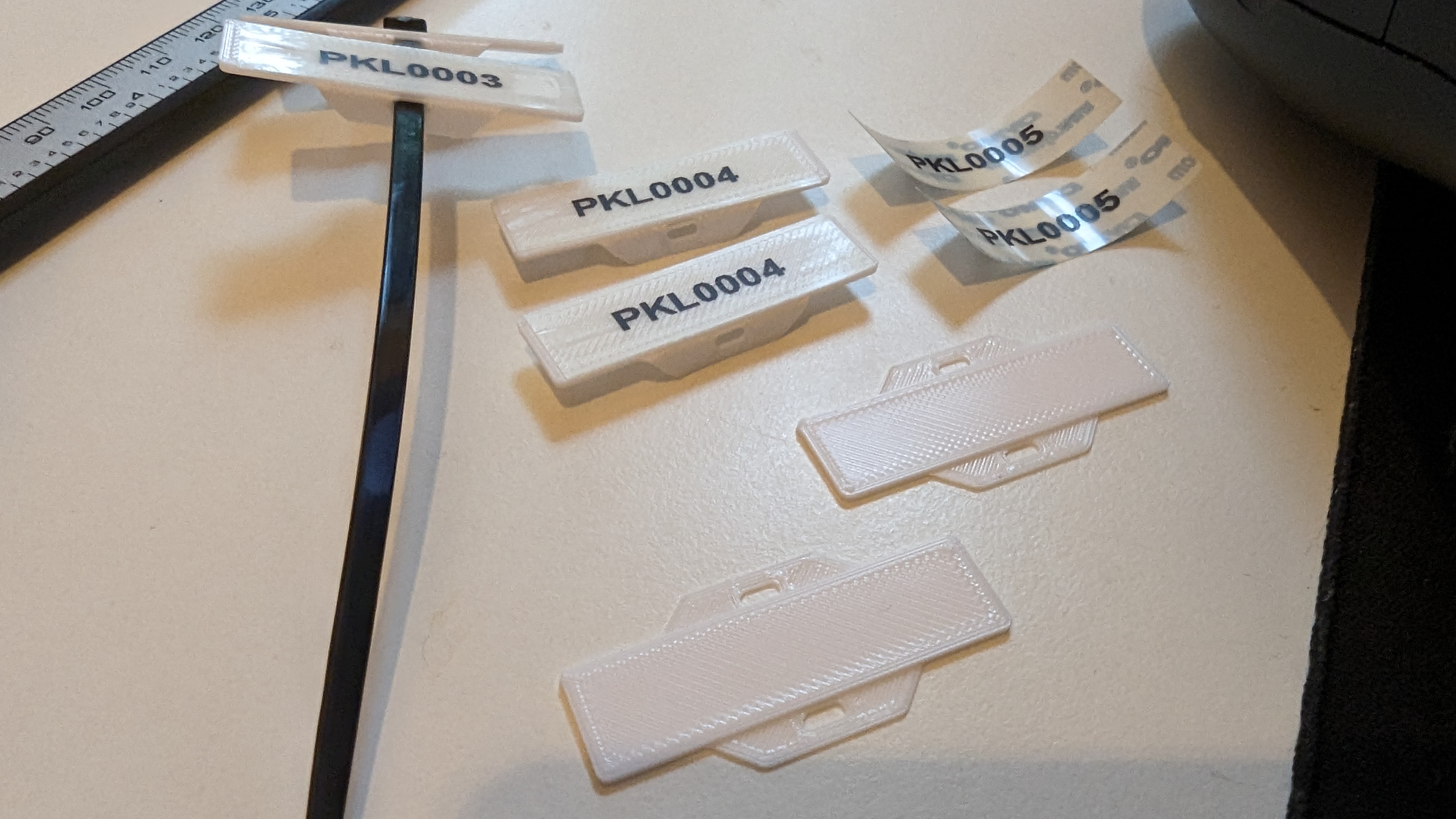 Cable Label / Patchkabel Nummer by destru | Download free STL model ...