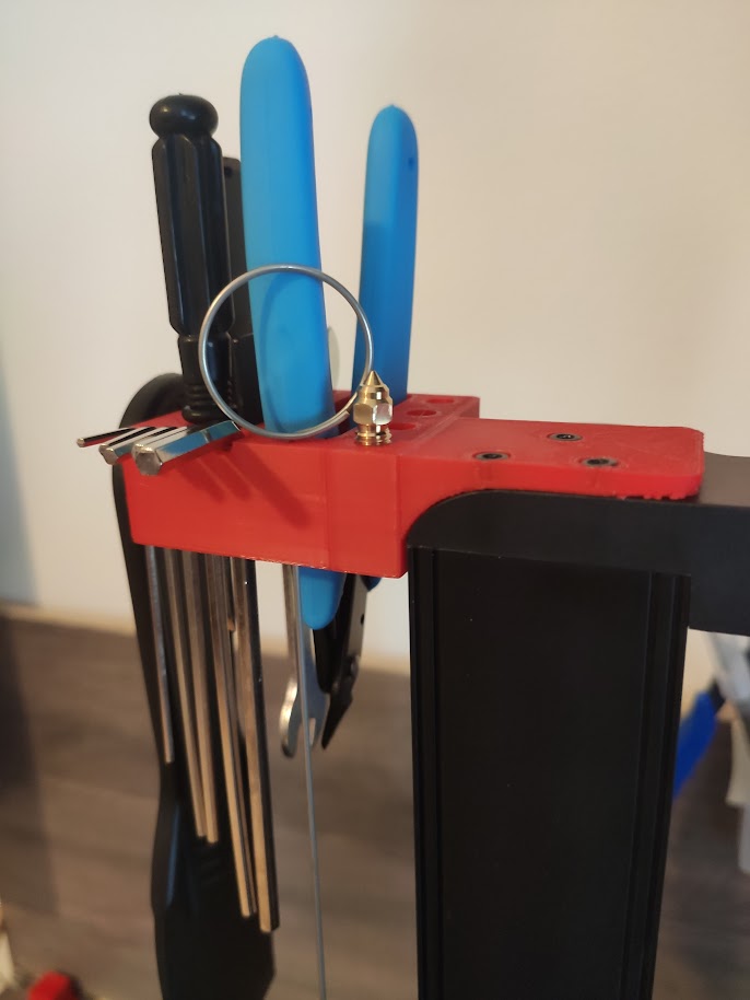 Ender 3 v3 SE Tool holder with knob por akpetr | Descargar modelo STL ...