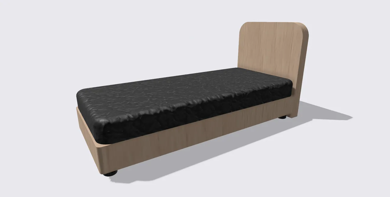 Simple Bed by Erdenay | Download free STL model | Printables.com