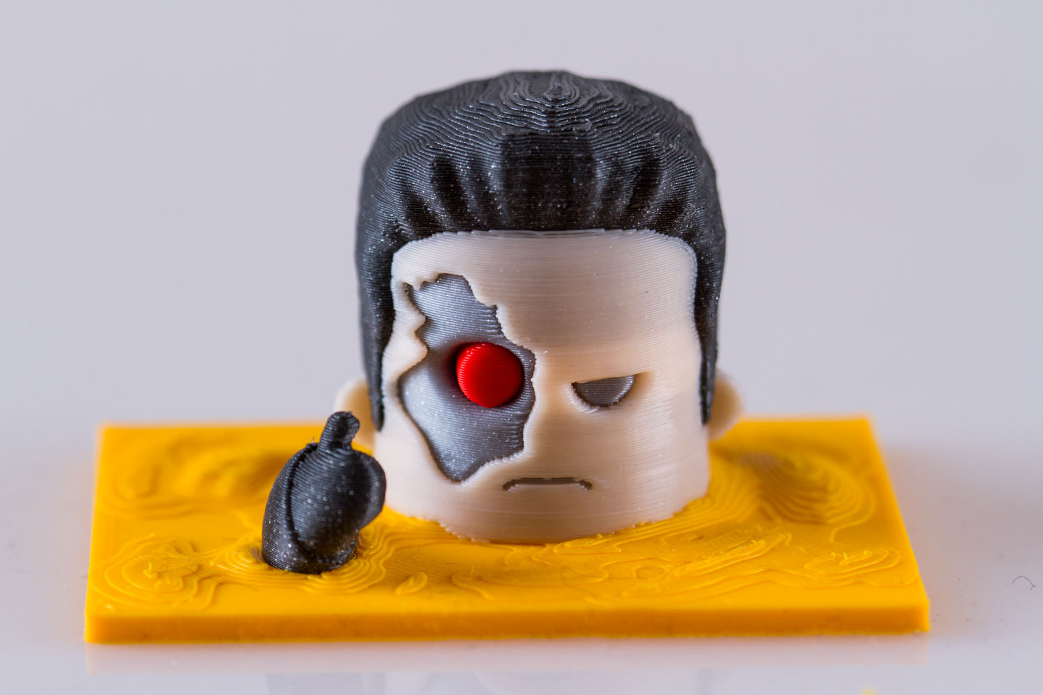 Mini Terminator in lava by Wekster | Printables Store