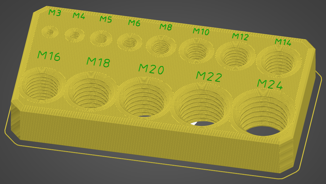 Metric thread testblock by Balazs | Download free STL model ...