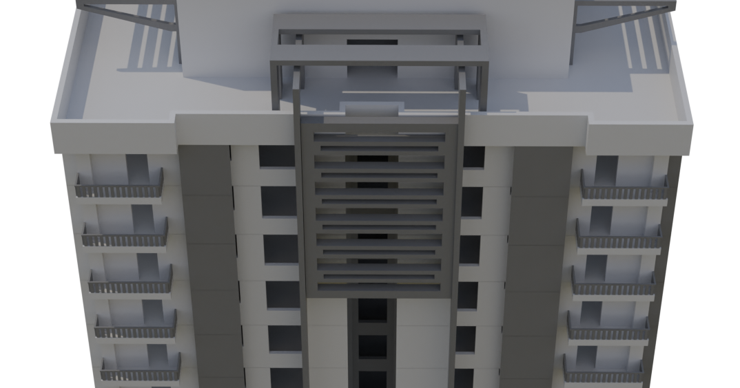 Residential Building by 3D AnimatorX | Download free STL model ...