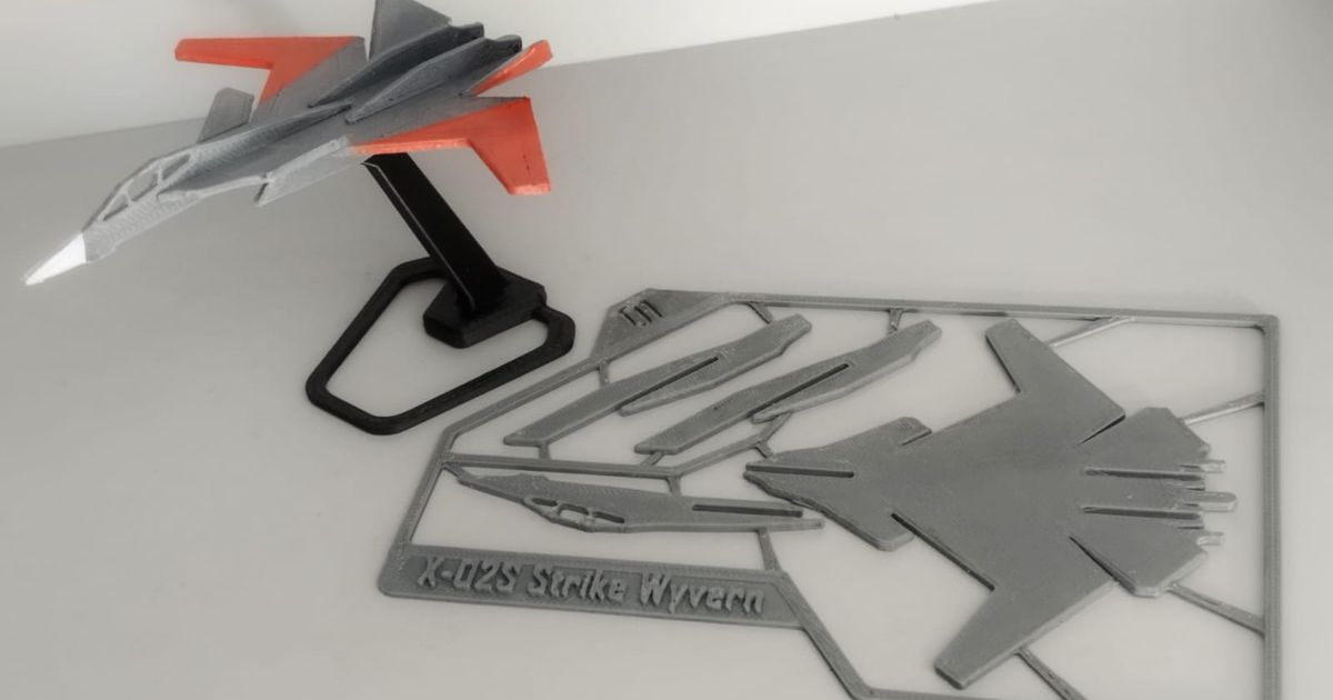 X-02S Strike Wyvern (Ace Combat) by Nora | Download free STL model ...