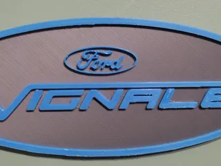 Ford Vignale logo by faris.ibrisevic | Download free STL model ...
