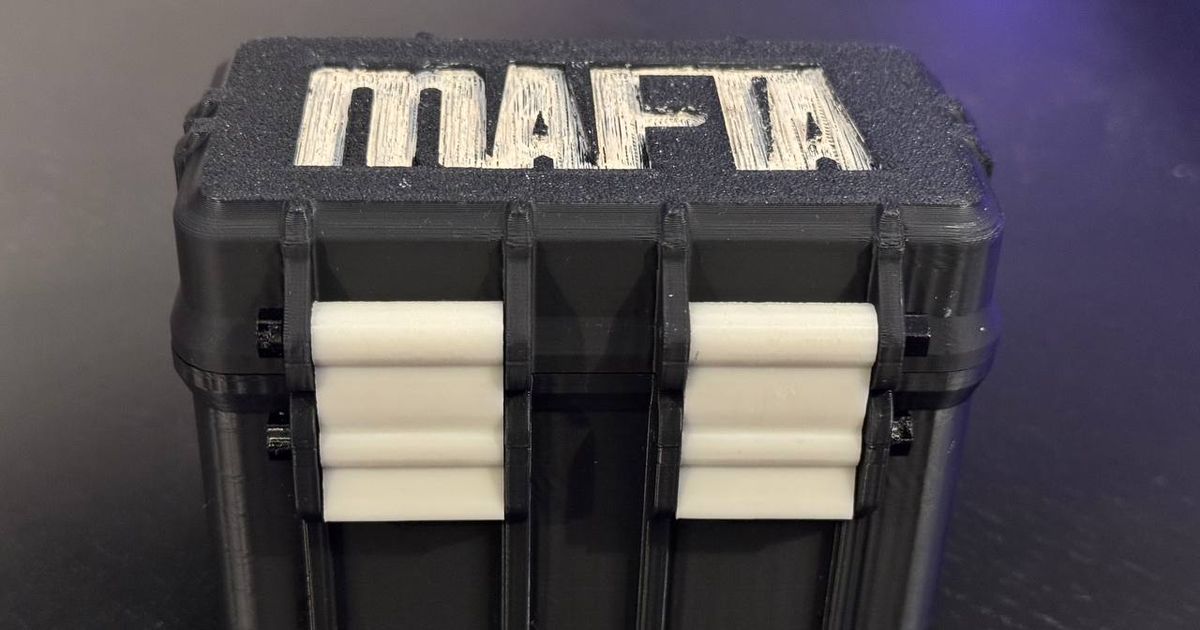 Mafia Card Game Rugged Box by H.B.A | Download free STL model ...