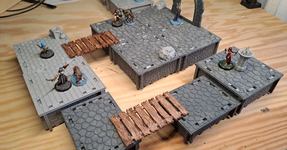 Modular Terrain (for Relicblade) by Peter_hno3 | Download free STL ...