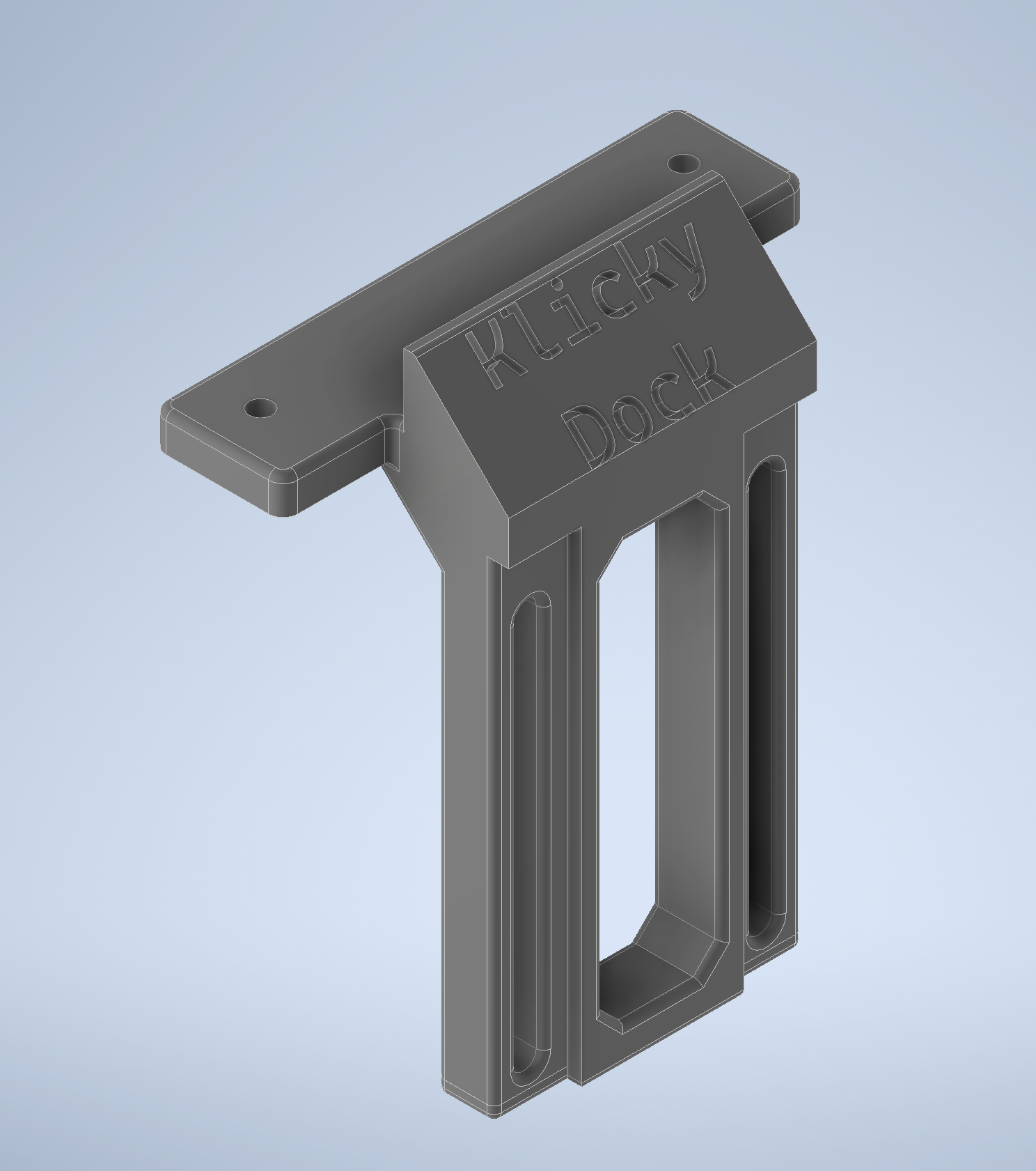 QuickDraw (Klicky) Servo Dock by Pichurin_ae | Download free STL model ...