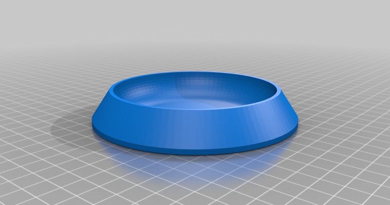 Food bowl for small animals by Andrzej_W | Download free STL model ...