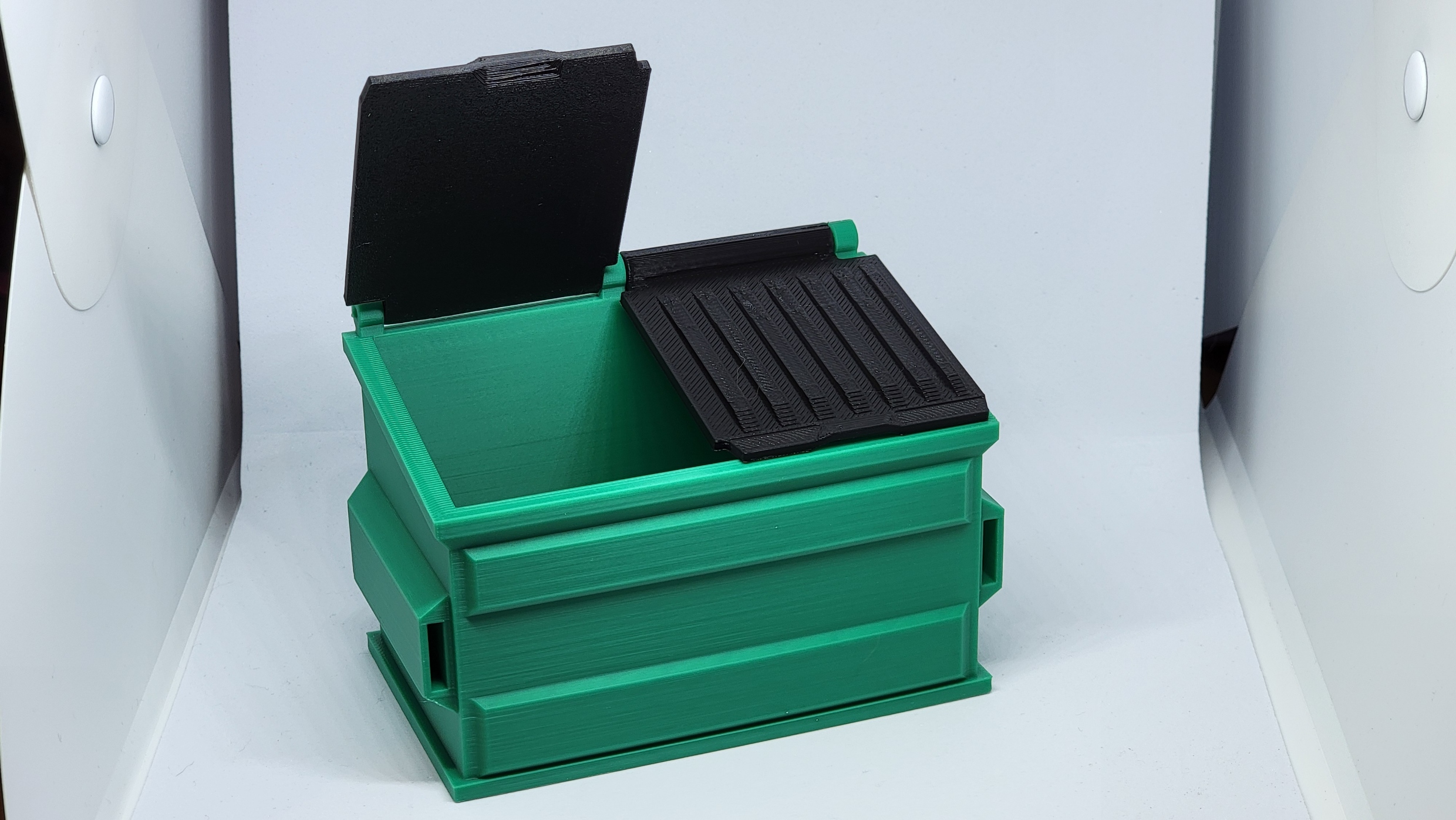 Desktop Dumpster filament hinges by Hunter Rose | Download free STL ...