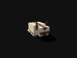 Blocky Appa by Mateo Najera Montalvo | Download free STL model ...