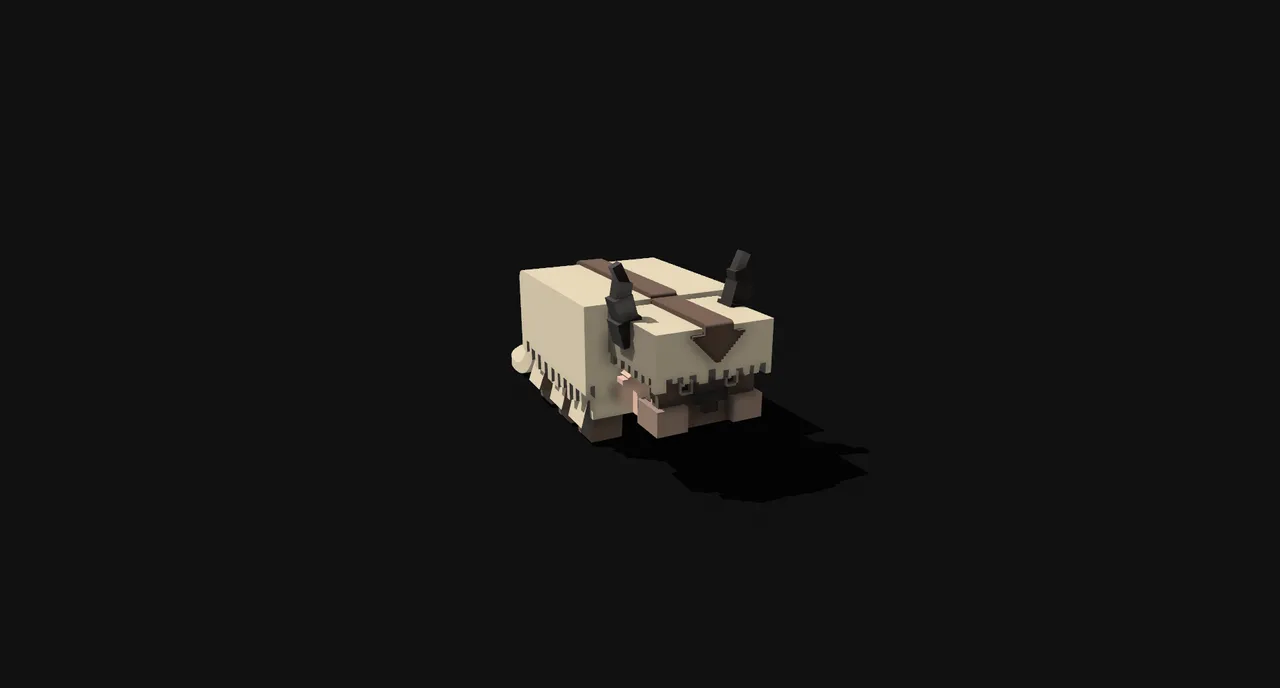 Blocky Appa by Mateo Najera Montalvo | Download free STL model ...