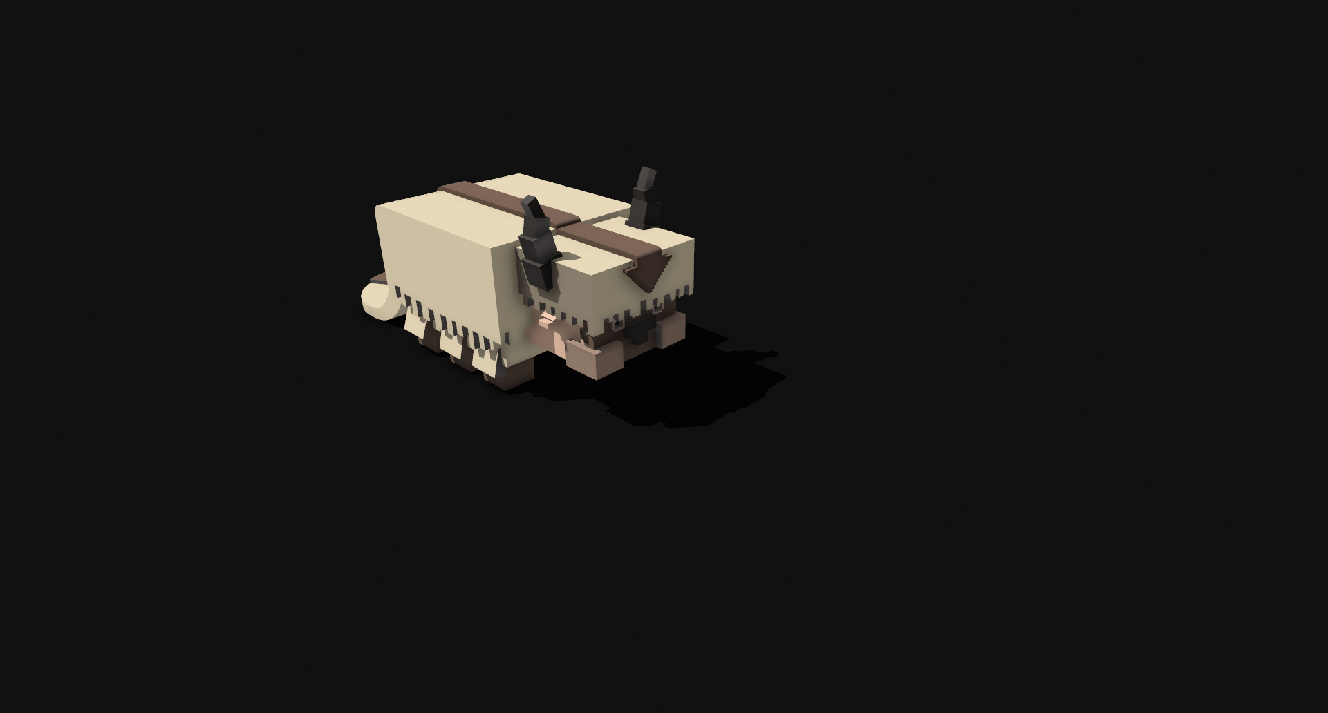 Blocky Appa by Mateo Najera Montalvo | Download free STL model ...