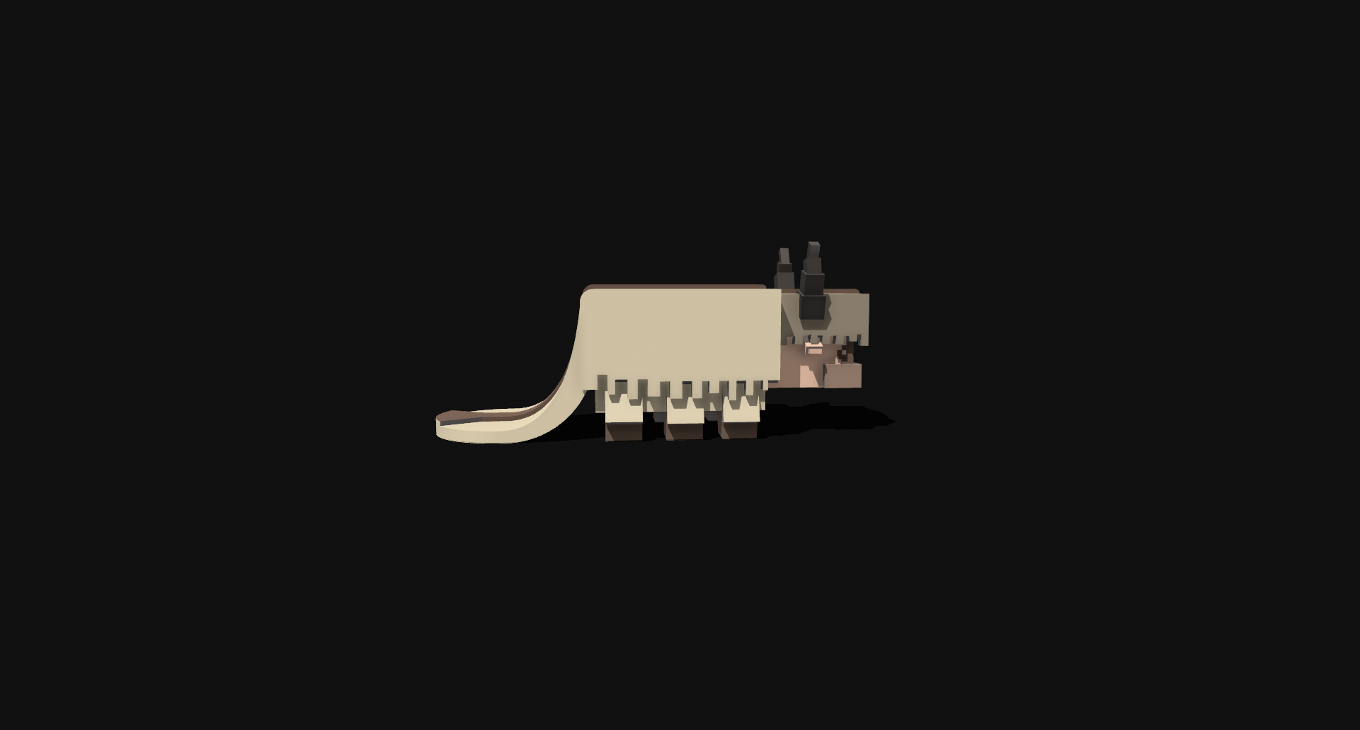 Blocky Appa by Mateo Najera Montalvo | Download free STL model ...