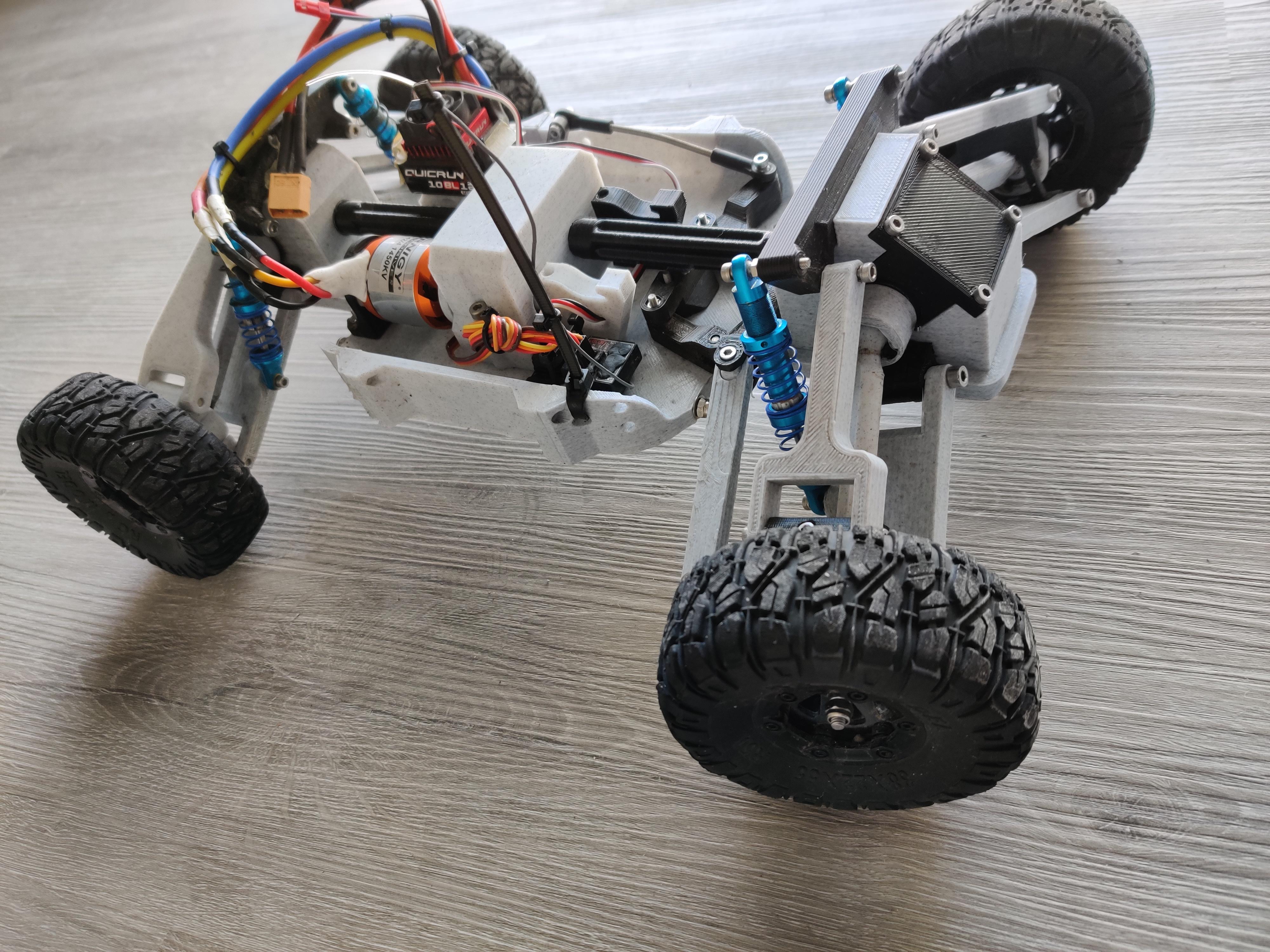 RC Car drive train by RacingRosso | Download free STL model ...