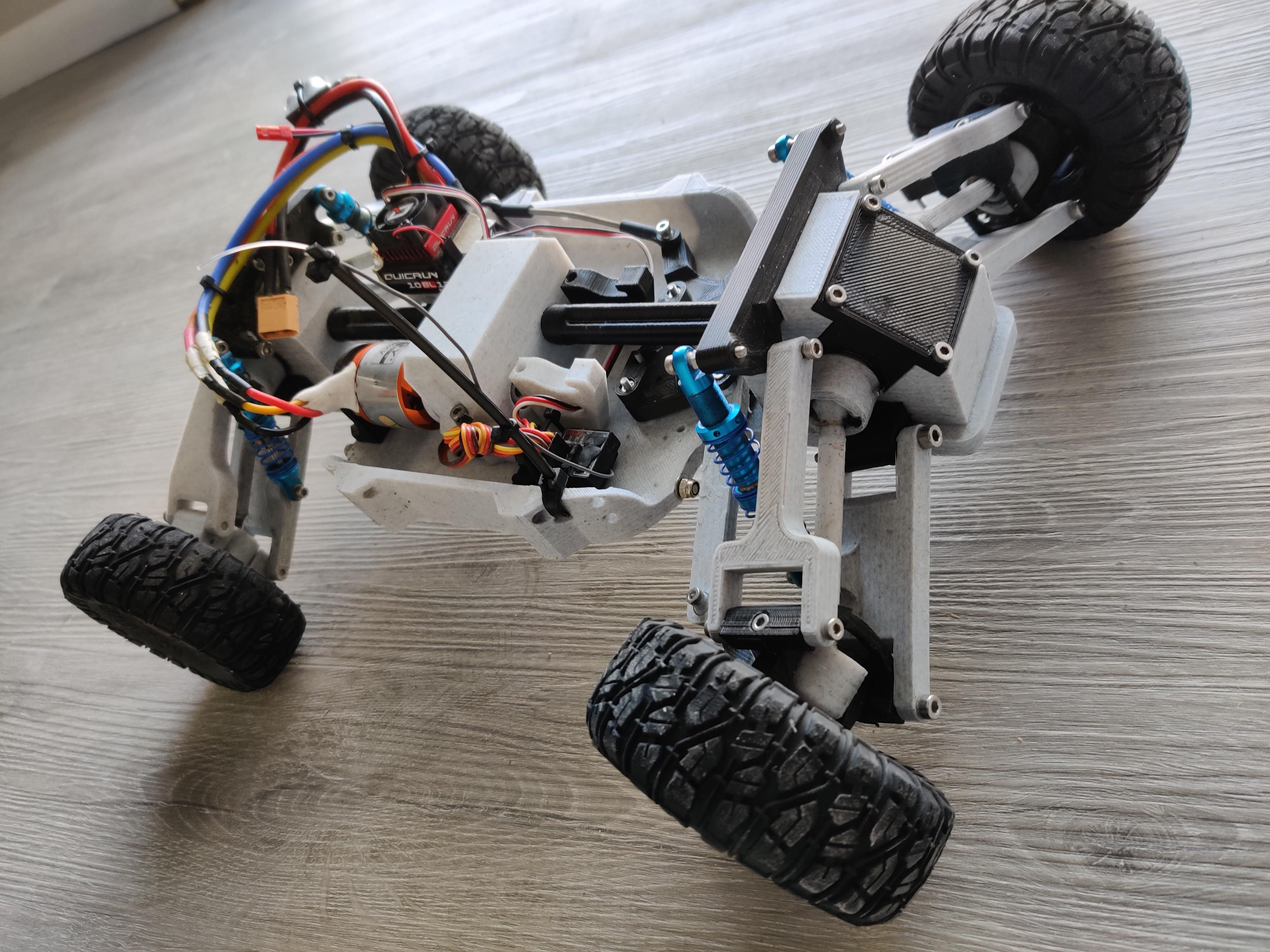 RC Car drive train by RacingRosso | Download free STL model ...