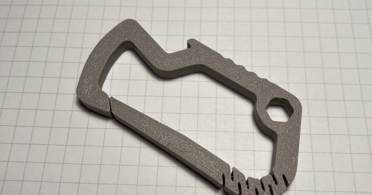 Carabiner by Jakub Vondrák | Download free STL model | Printables.com