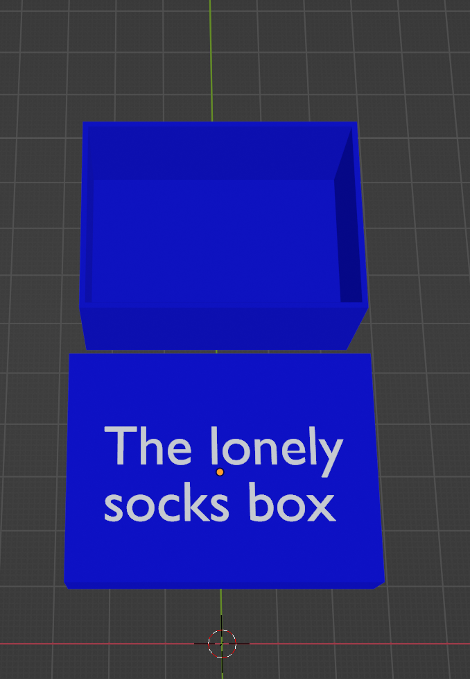 The Lonely Socks Box by Fr1tesForev3r | Download free STL model ...