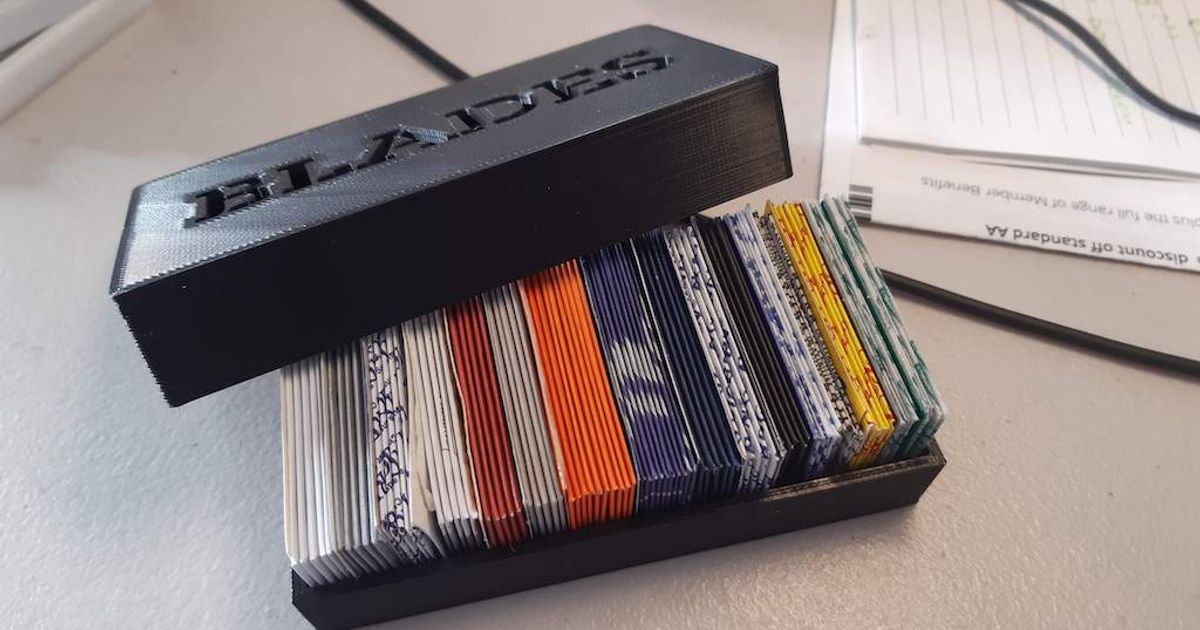 Razor blades holder by pappito | Download free STL model | Printables.com