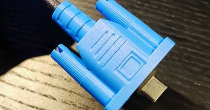 VGA Cover for USB C (for Ikea Lillhult USB C old style) by Zeva ...