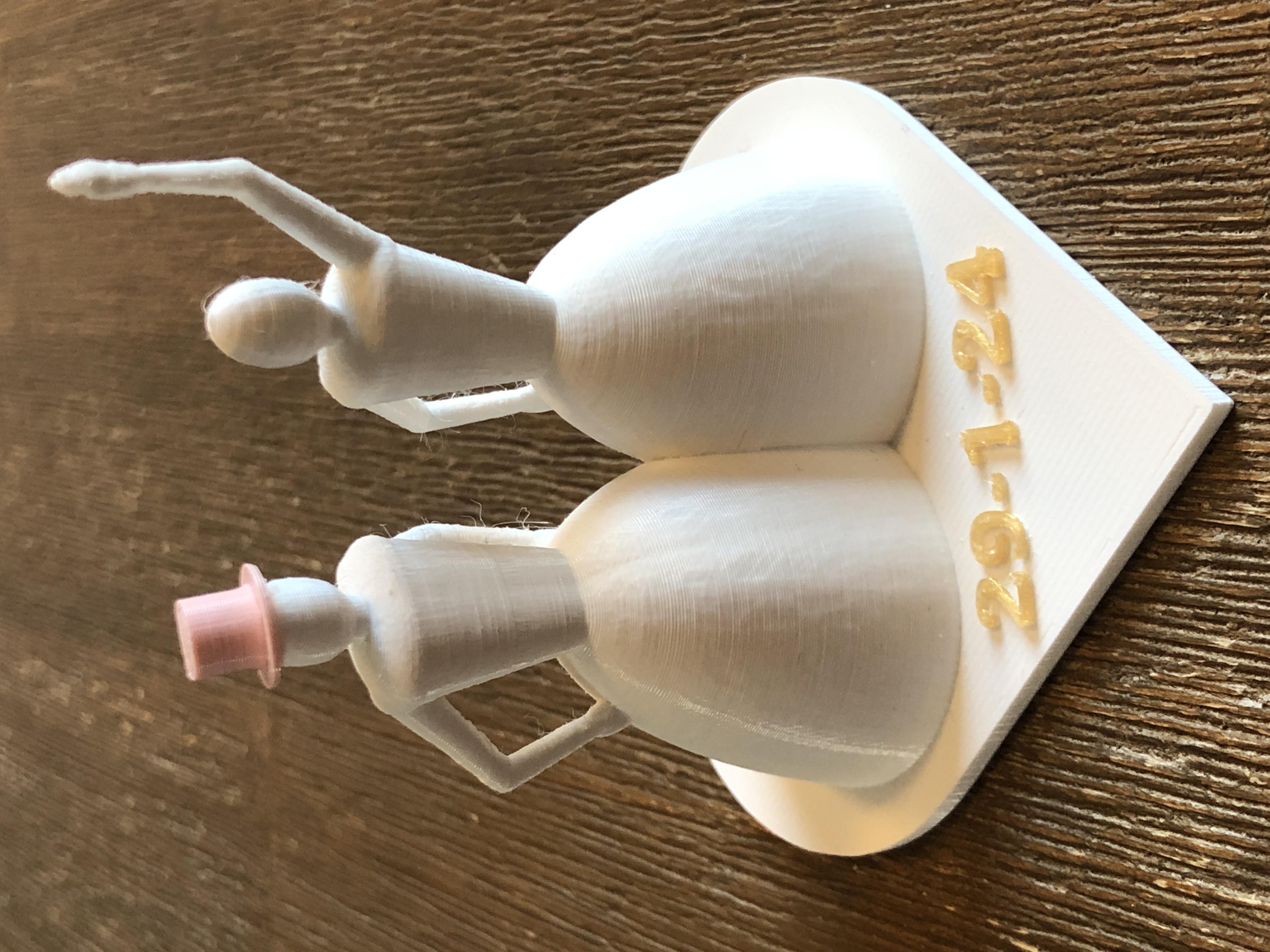 Two brides - Wedding cake topper by Johan87 | Download free STL model ...